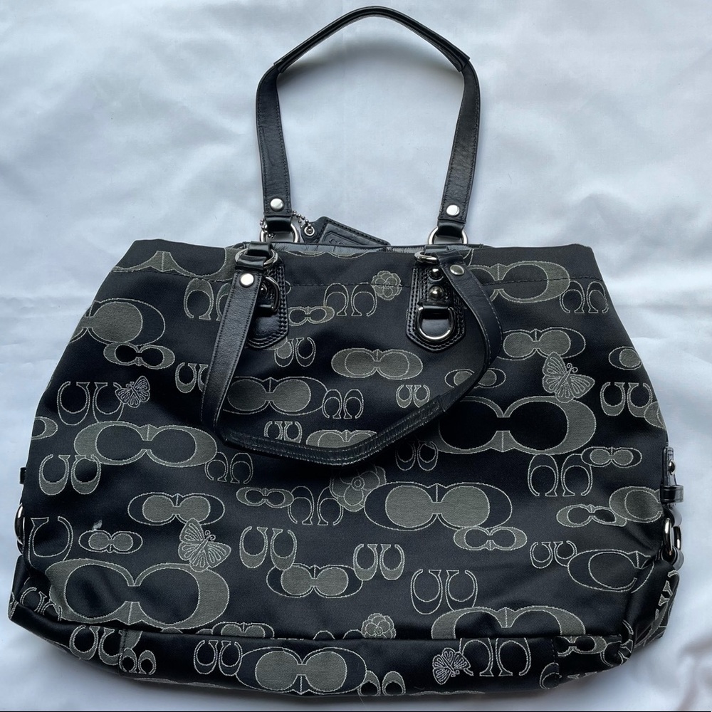 Coach Ashley Signature Carryall + Crossbody Strap - Gem